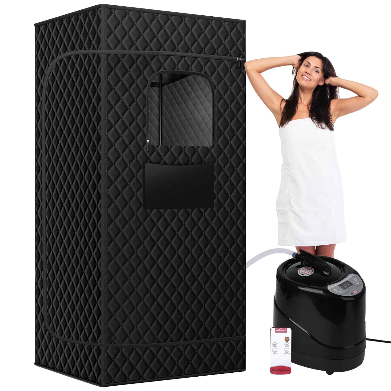 Snapklik.com : Ramarmro Portable Steam Sauna3x 3 X 511" Full Body Sauna ...