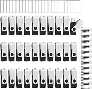 Amazon.com: EASTBULL 100 Pack of Bulk Flash Drives 2GB USB 2.0 Flash ...