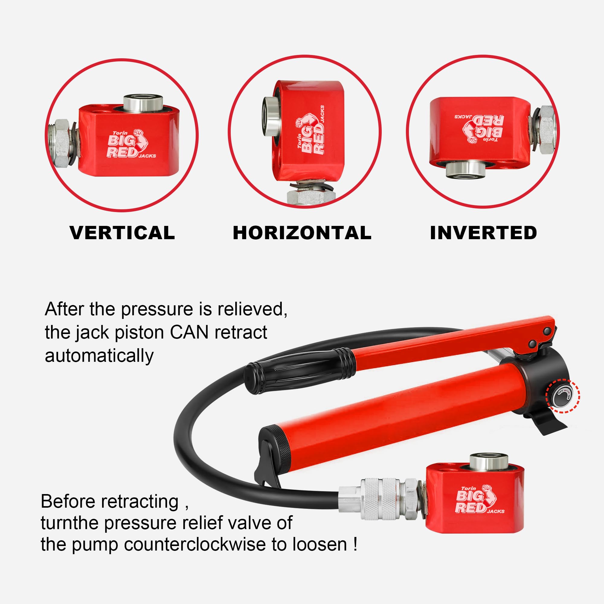 Snapklik.com : BIG RED ATRB2005R Torin Power Hydraulic Ram Cylinder ...