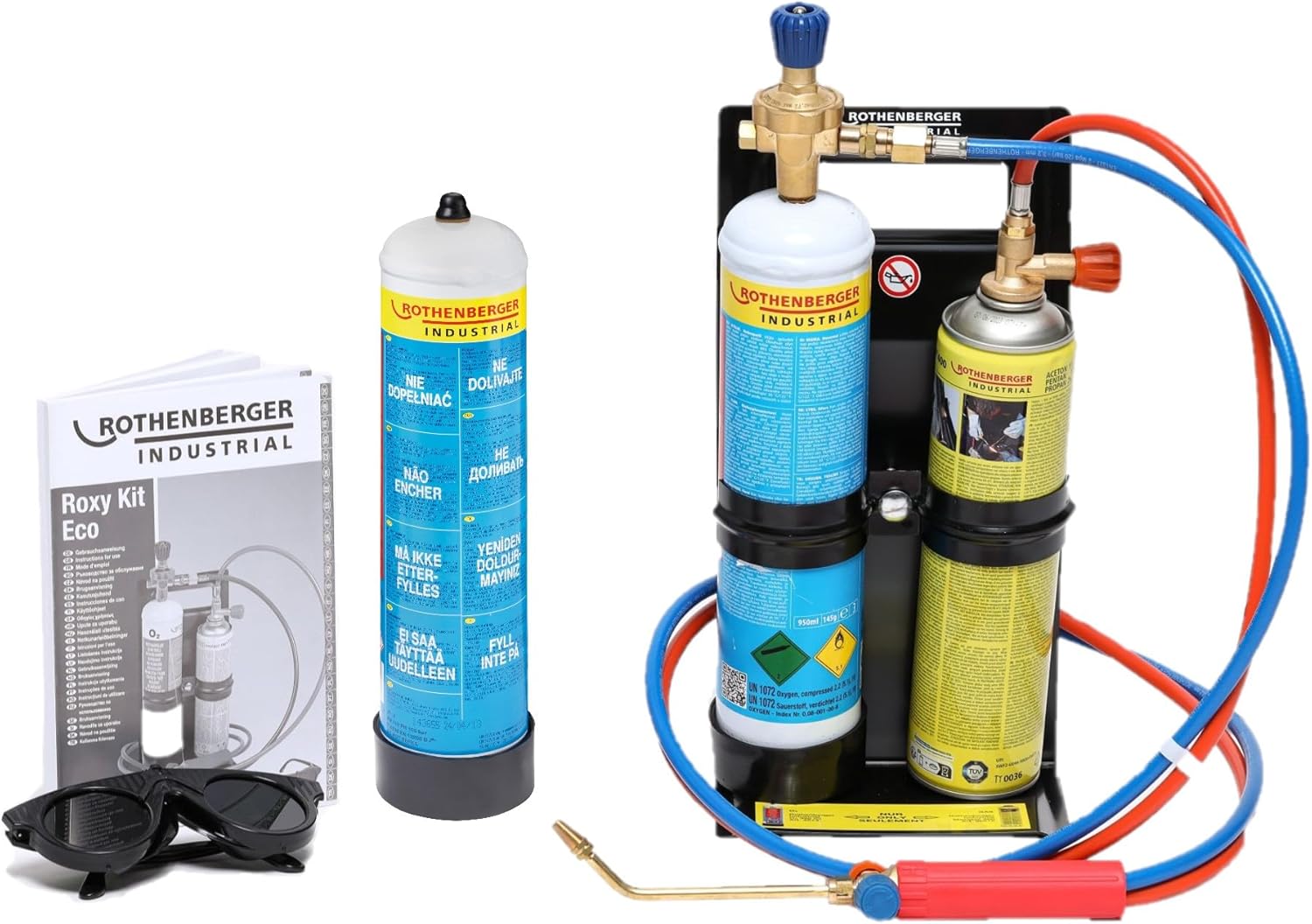 ROTHENBERGER Roxy Kit Eco Industrial Oxygen Welding and Brazing Machine ...