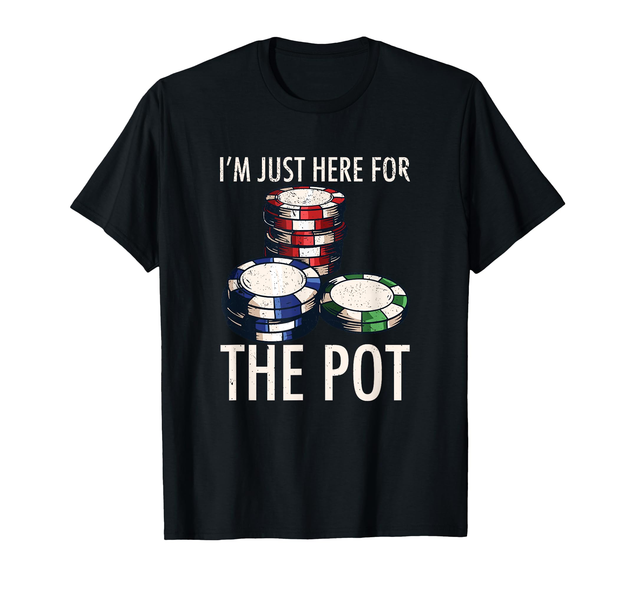 Amazon.com: Poker T-Shirt Texas Hold'em Gambling Pot Cards Player Gift ...