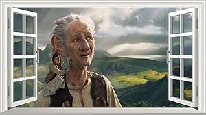The BFG V002 Magic Window Wall Sticker Self Adhesive Poster Wall Art ...