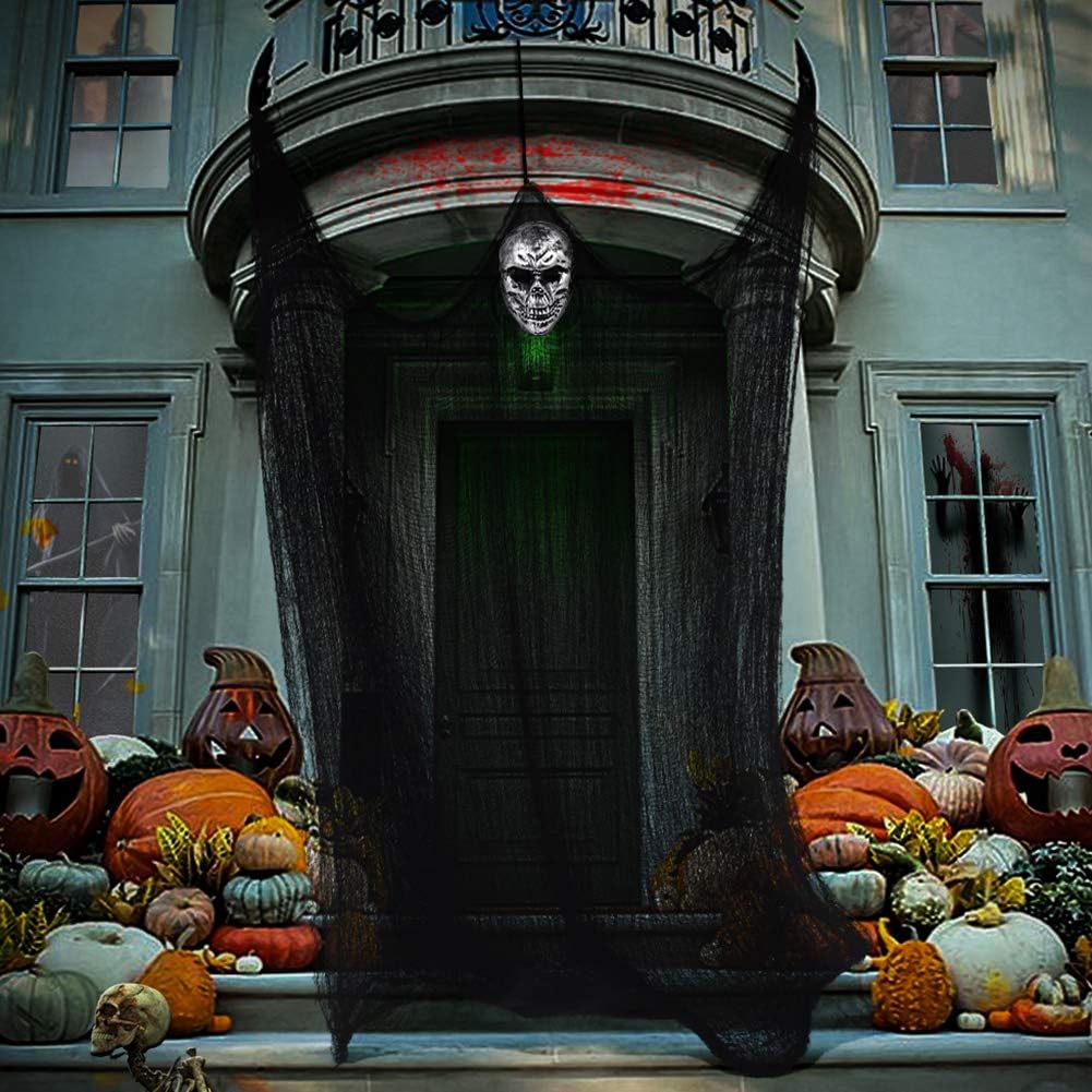 7 6M Halloween H ngend Geist Dekoration Mit Gruselig Tuch Und Fur 7-6m-halloween-h-ngend-geist-dekoration-mit-gruselig-tuch-und-fur
