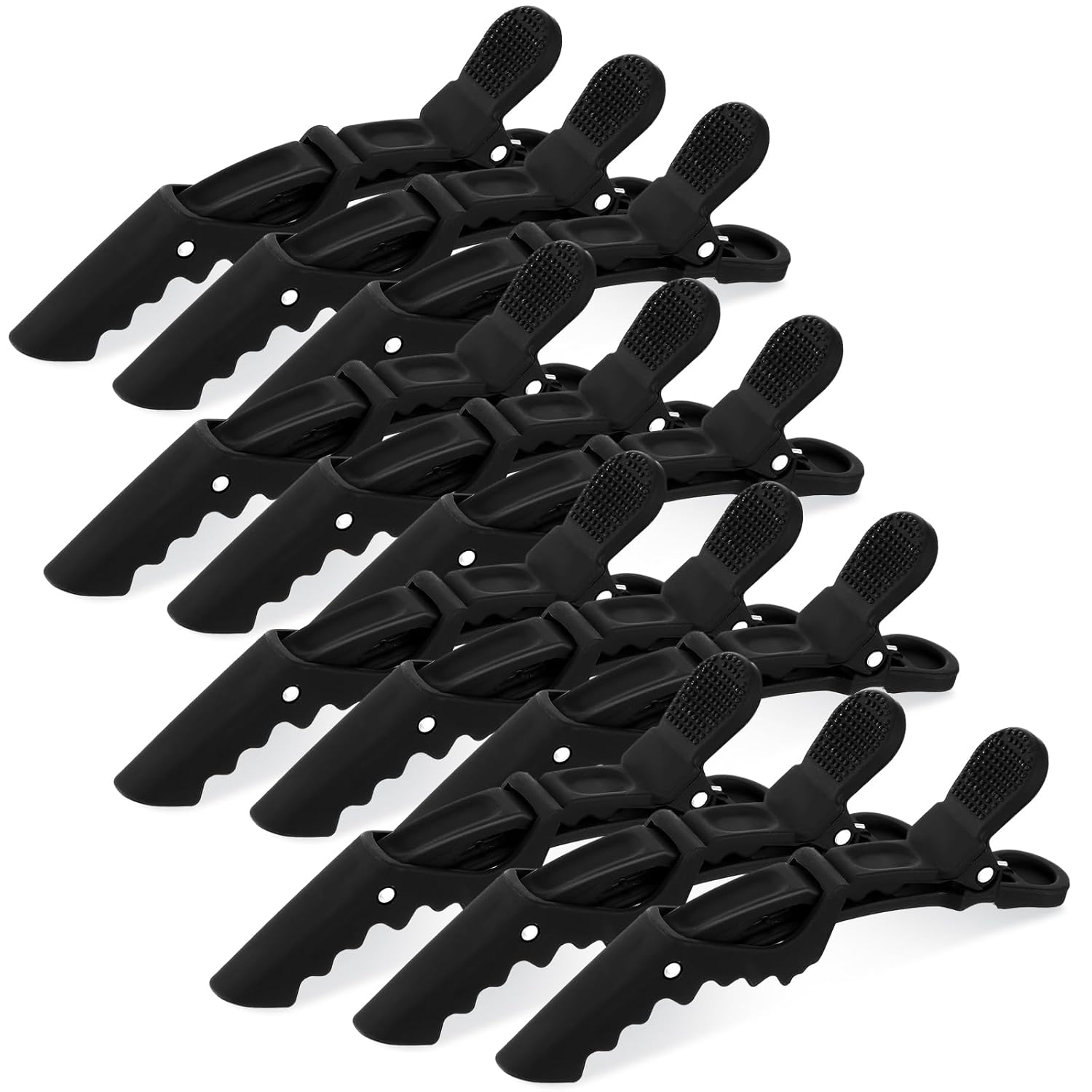 Amazon.com : Havawish 12 Pcs Alligator Clips for Hair Styling Matte ...