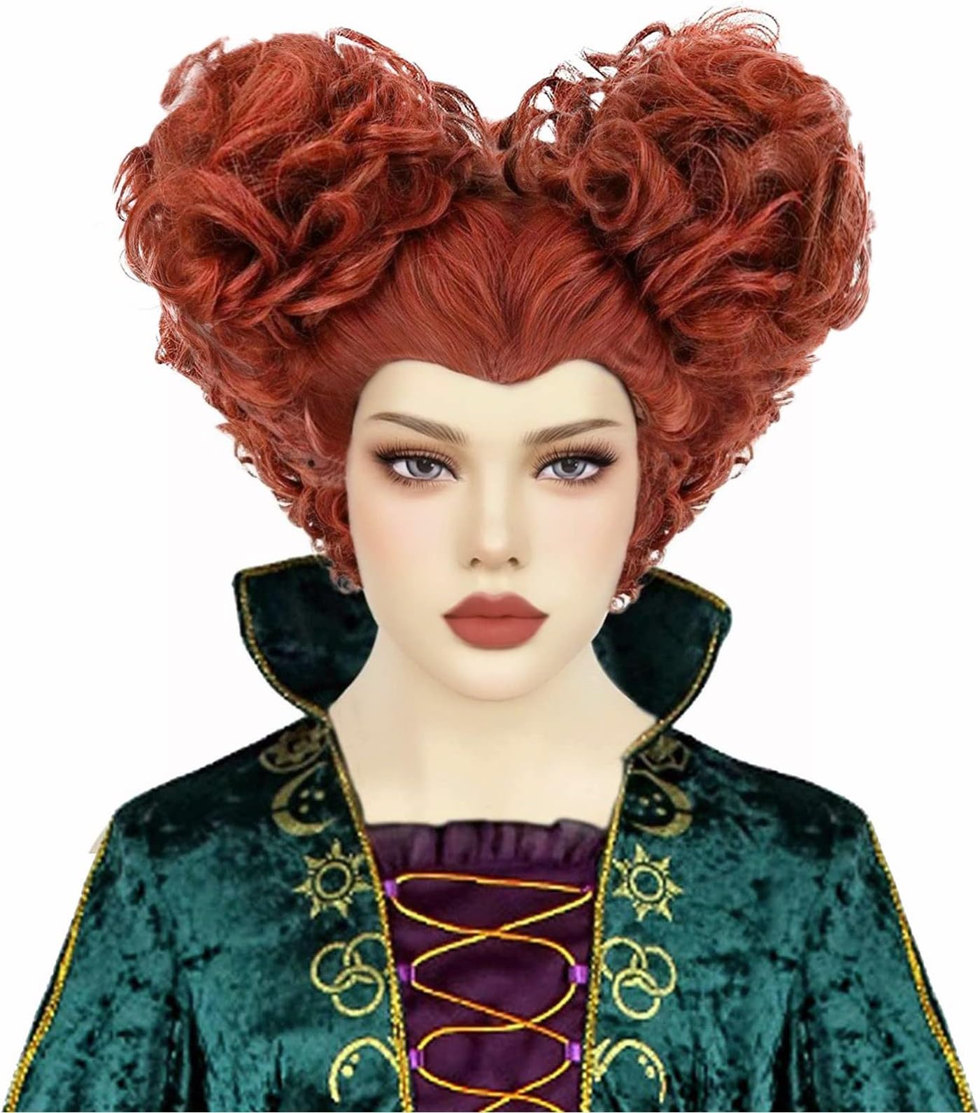 Amazon.com : Juziviee Brown Wigs for Winifred Sanderson Wig Costume ...