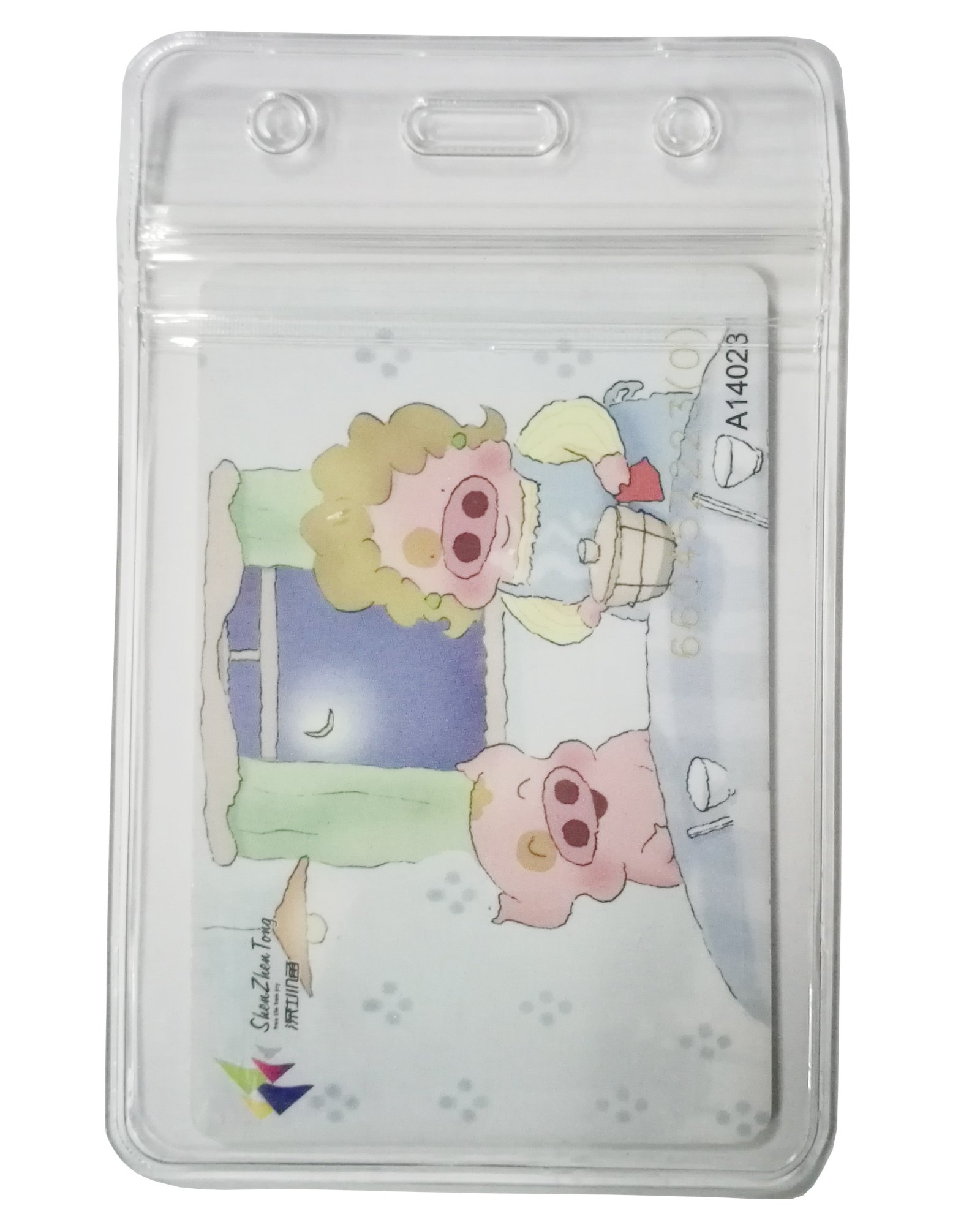 HOSL Waterproof Clear Plastic Name Tag Badge ID Card Holders 100PCS hosl-waterproof-clear-plastic-name-tag-badge-id-card-holders-100pcs