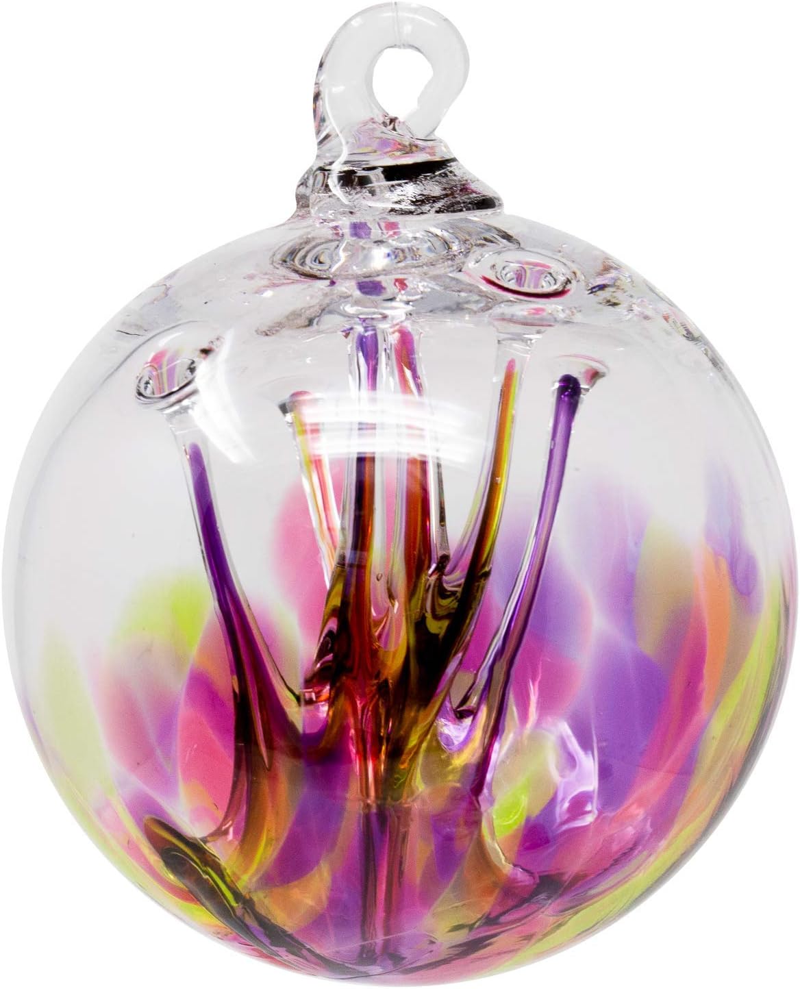Amazon.com: Milford Collection Orb Tree of Life Large Glass Globe ...