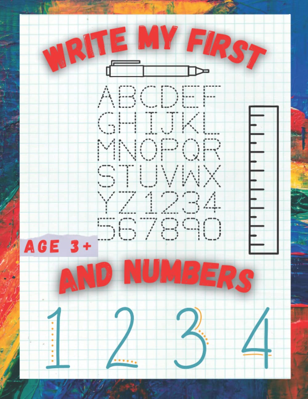 Buy Write My First ABC's And Numbers Handwriting Workbook For Kids 3-8 ...