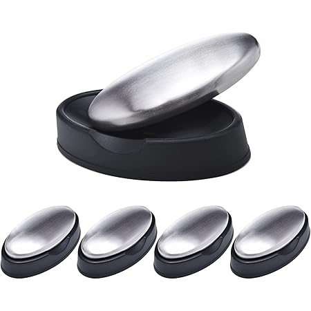 Amazon.com: Stainless Steel Soap Bar Magic Fish Garlic Odor Remover ...