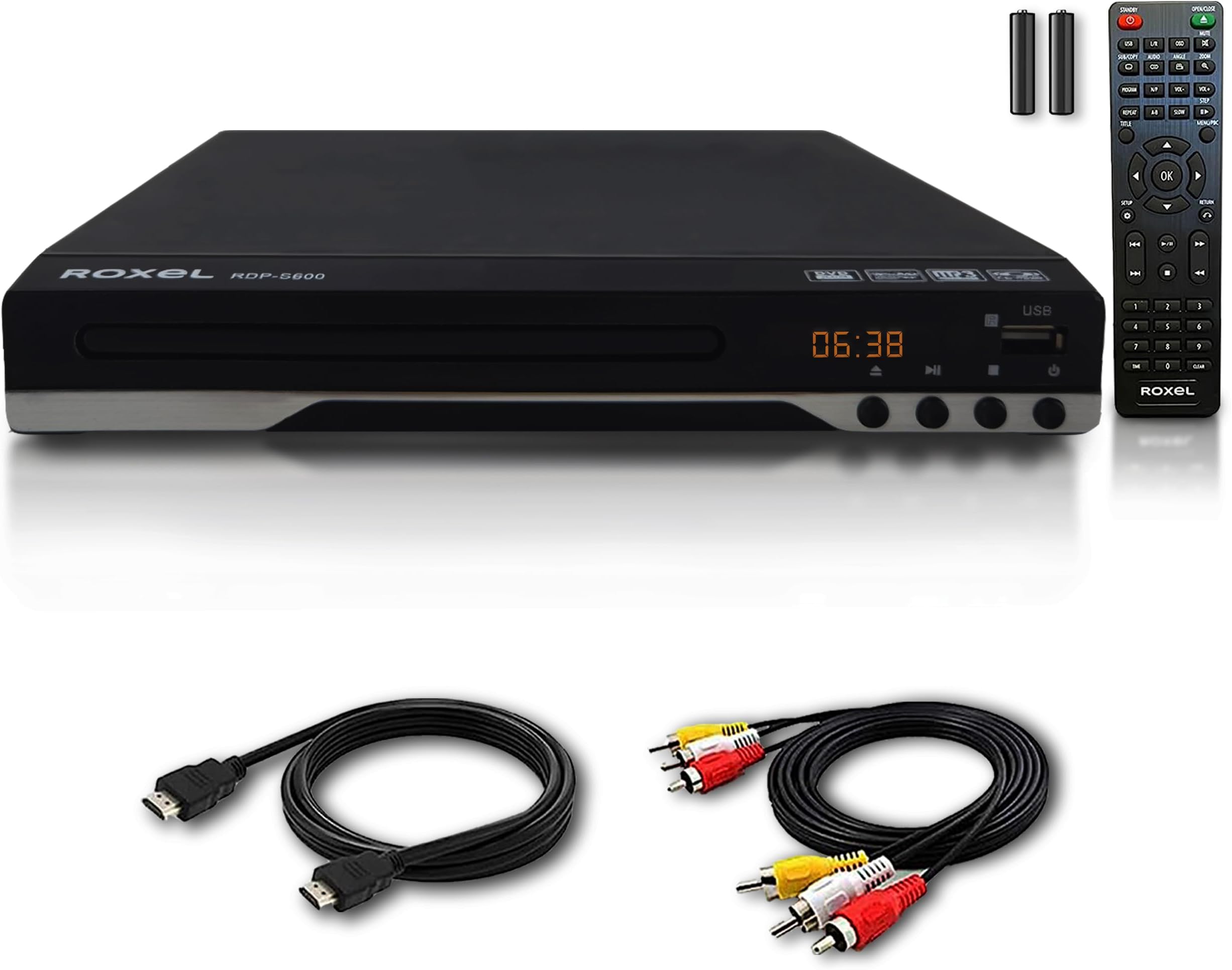 Digilogic DVDVCR2 DVD Player and VCR, VHS Video Player Combination with ...