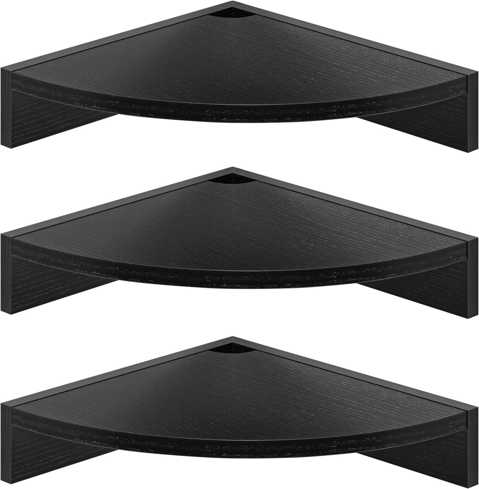 Amazon.com: RANK Floating Corner Shelves Wall Mounted Display Organizer ...