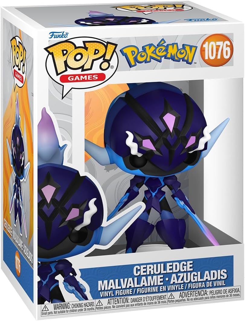 Amazon.com: Funko Pop! Games: Pokemon - Ceruledge - Collectable Vinyl ...
