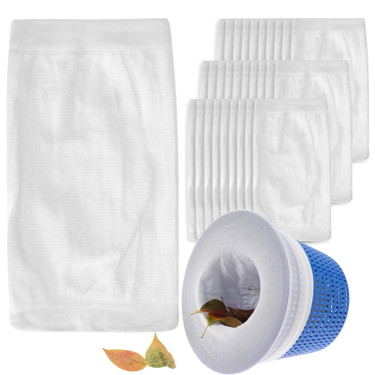 Amazon.com : Nayciiy Pool Skimmer Socks Pool Basket Socks Nylon Fine ...