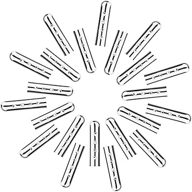 Amazon.com: 50 Pcs Metal Aglets for Shoelaces - Shoe Lace End Tips ...