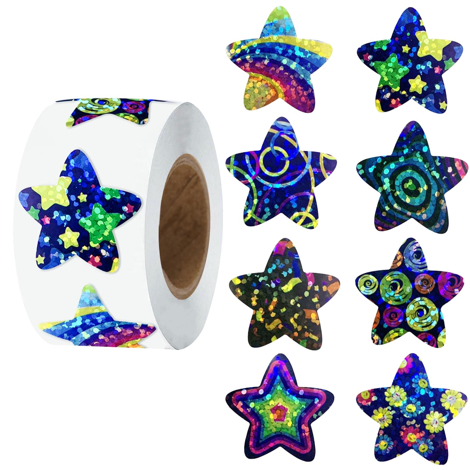 Amazon.com: Anwyll Star Stickers,Star Stickers for Kids Reward,500Pcs ...