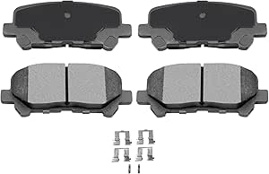 Amazon.com: AUTOMUTO 4PCS Rear Ceramic Disc Brake Pads Set D1281 For Acura MDX 2007-2013,For ...