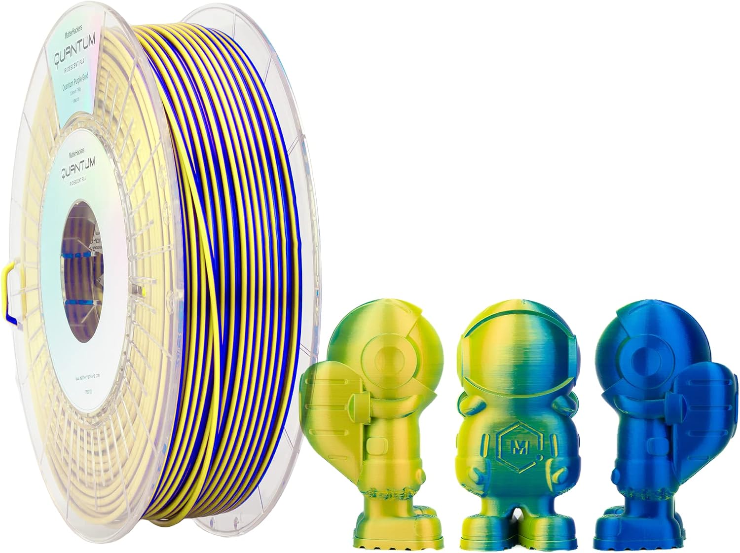 MatterHackers Quantum PLA Dichromatic Dual Color 3D Printer Filament (0 ...