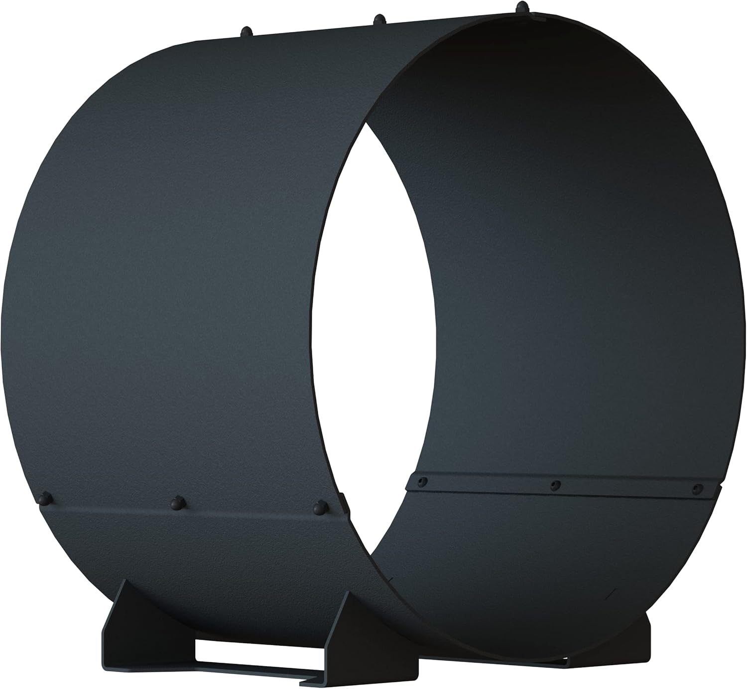 Amazon.com: TheRackCo. Circular firewood rack for wood storage, metal ...