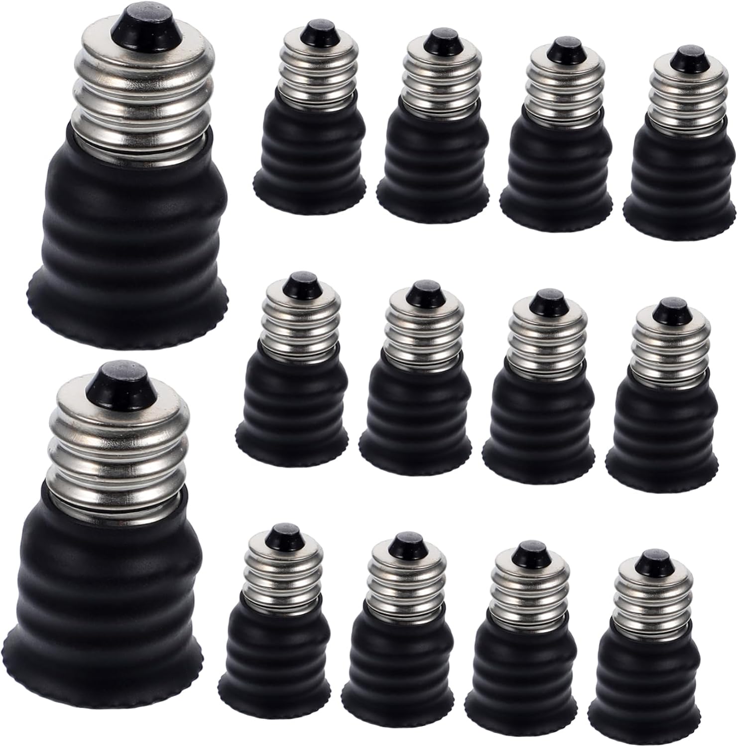 Amazon.co.jp: OHPHCALL 15個 E12 変換 ランプ ヘッド アダプター ヨーロッパ用 ローソク足 ホルダー モーション センサー E12 から E14 アダプター 自動 ...