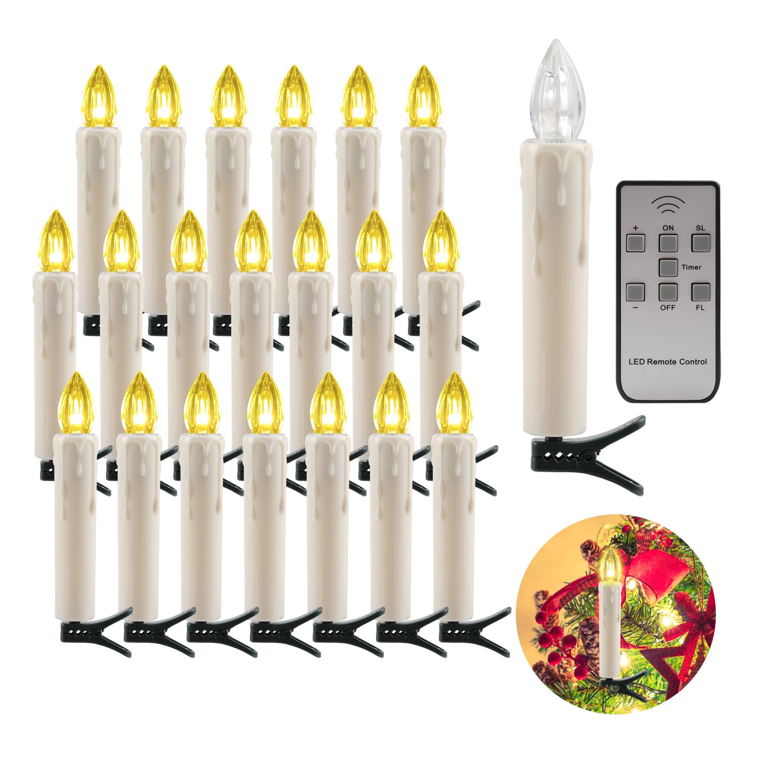 Schne True Glow Led Kerzen Bildernull