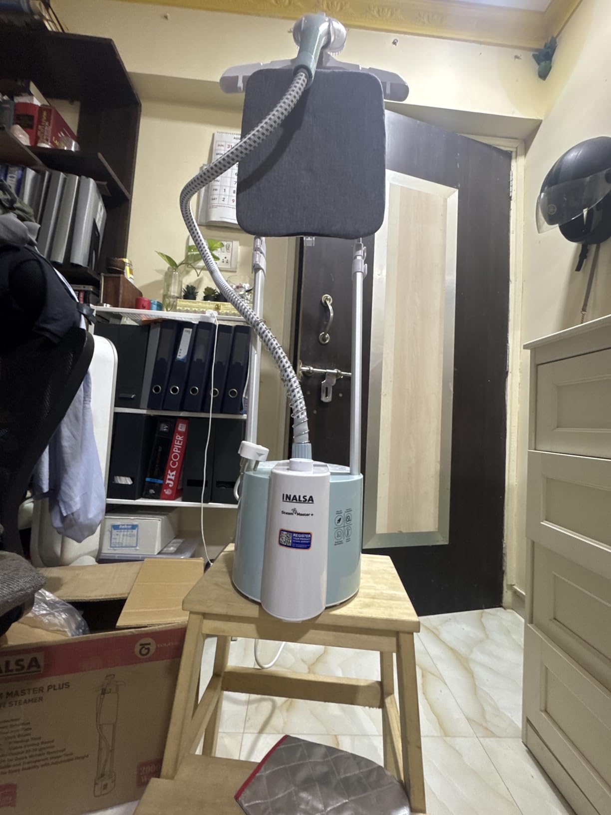 INALSA Standing Iron Garment Steamer-2000 W|Variable Control Knob |1.7 ...