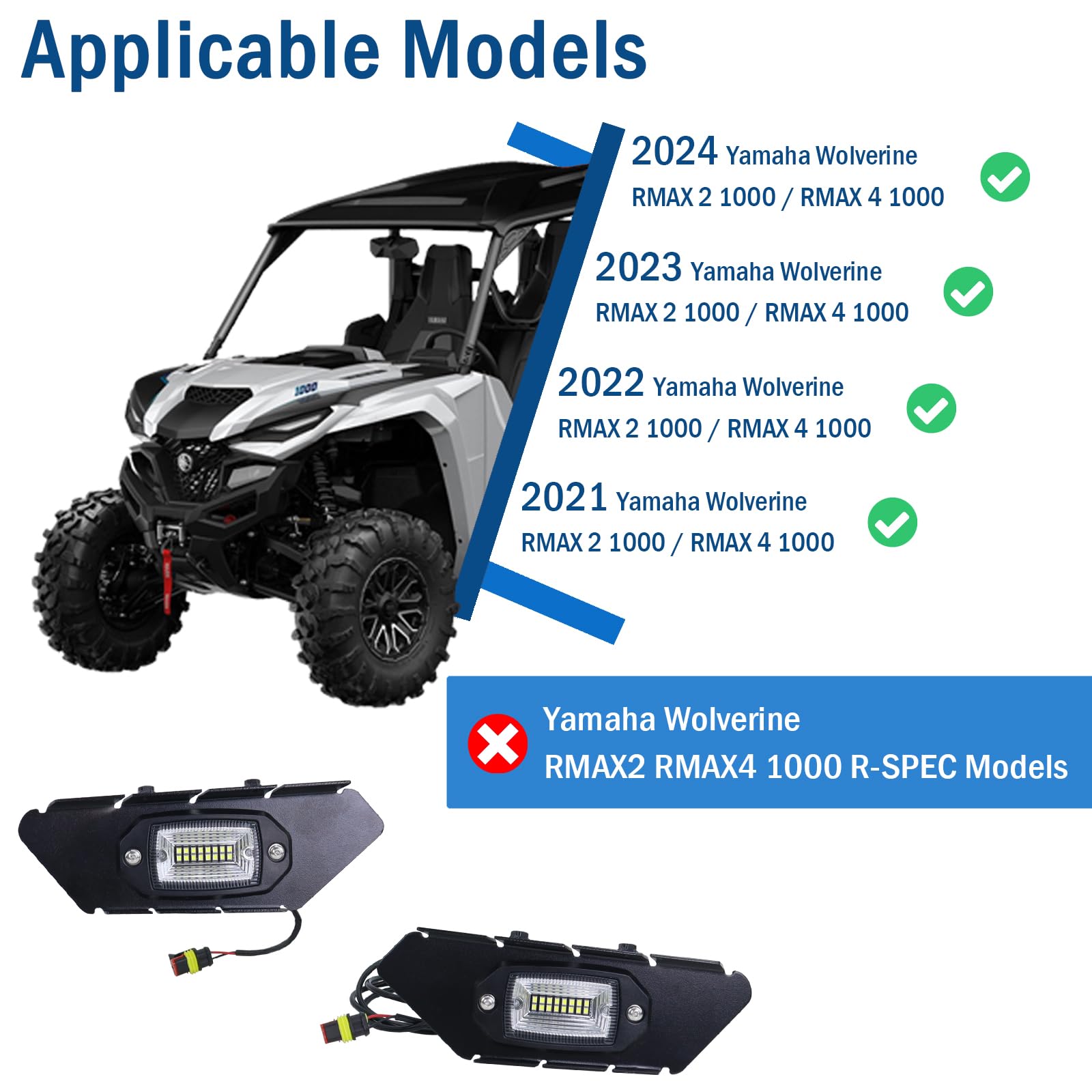 Snapklik.com : LED Front Fascia Lights Bumper Cover Light