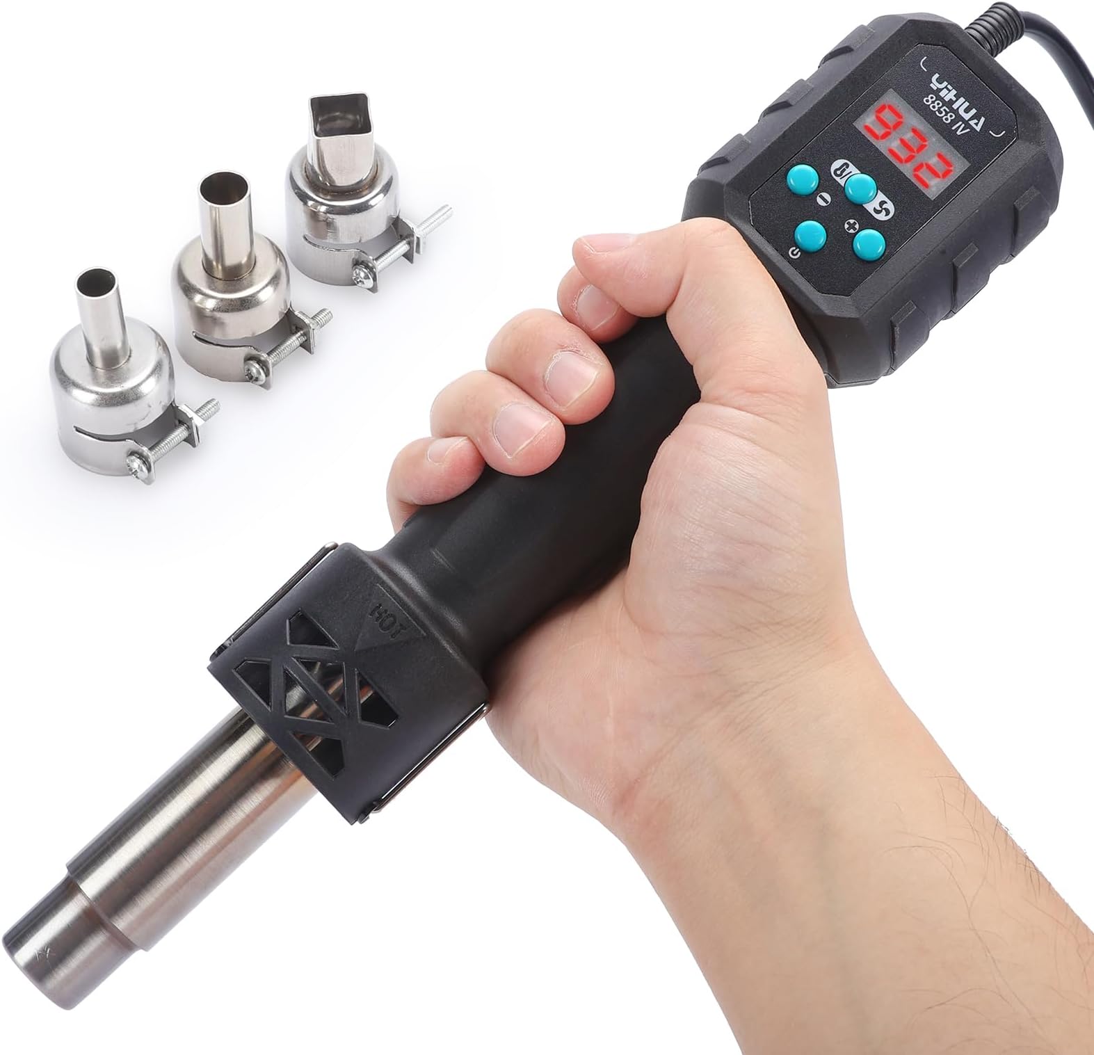 YIHUA 8858 IV Multi-Purpose Heat Gun for Crafting, Electronics ...