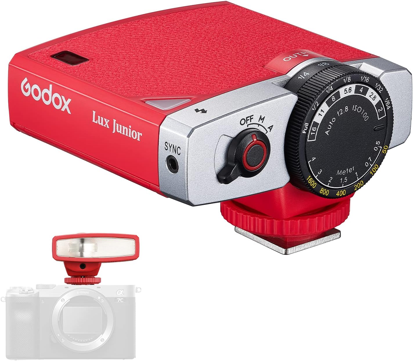 Amazon.com : Godox Lux Junior Retro Camera Flash Speedlite 6000K±200K ...