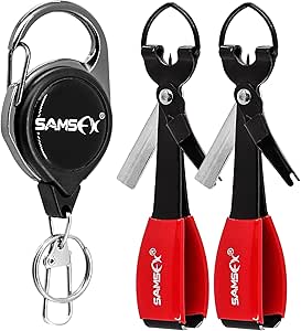 SAMSFX Fishing Knot Tying Tool, Fly Fishing Tippet Cutter, Fishing Line ...