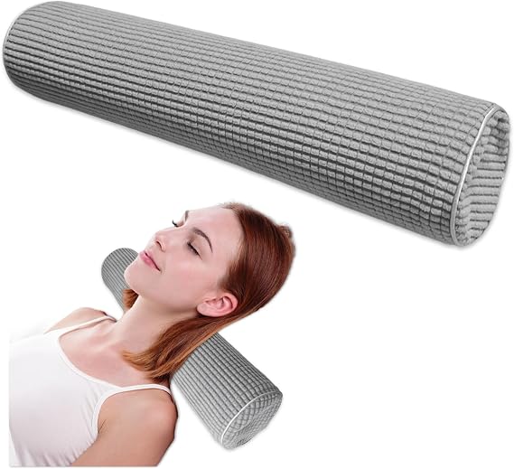 Amazon.com: NANSHIE Cervical Neck Roll Pillow Cylinder Bolster Pillow ...
