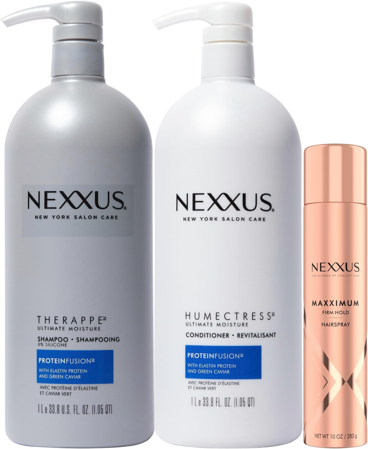 Amazon.com: Nexxus Shampoo & Conditioner Therappe Humectress 2 ct for ...