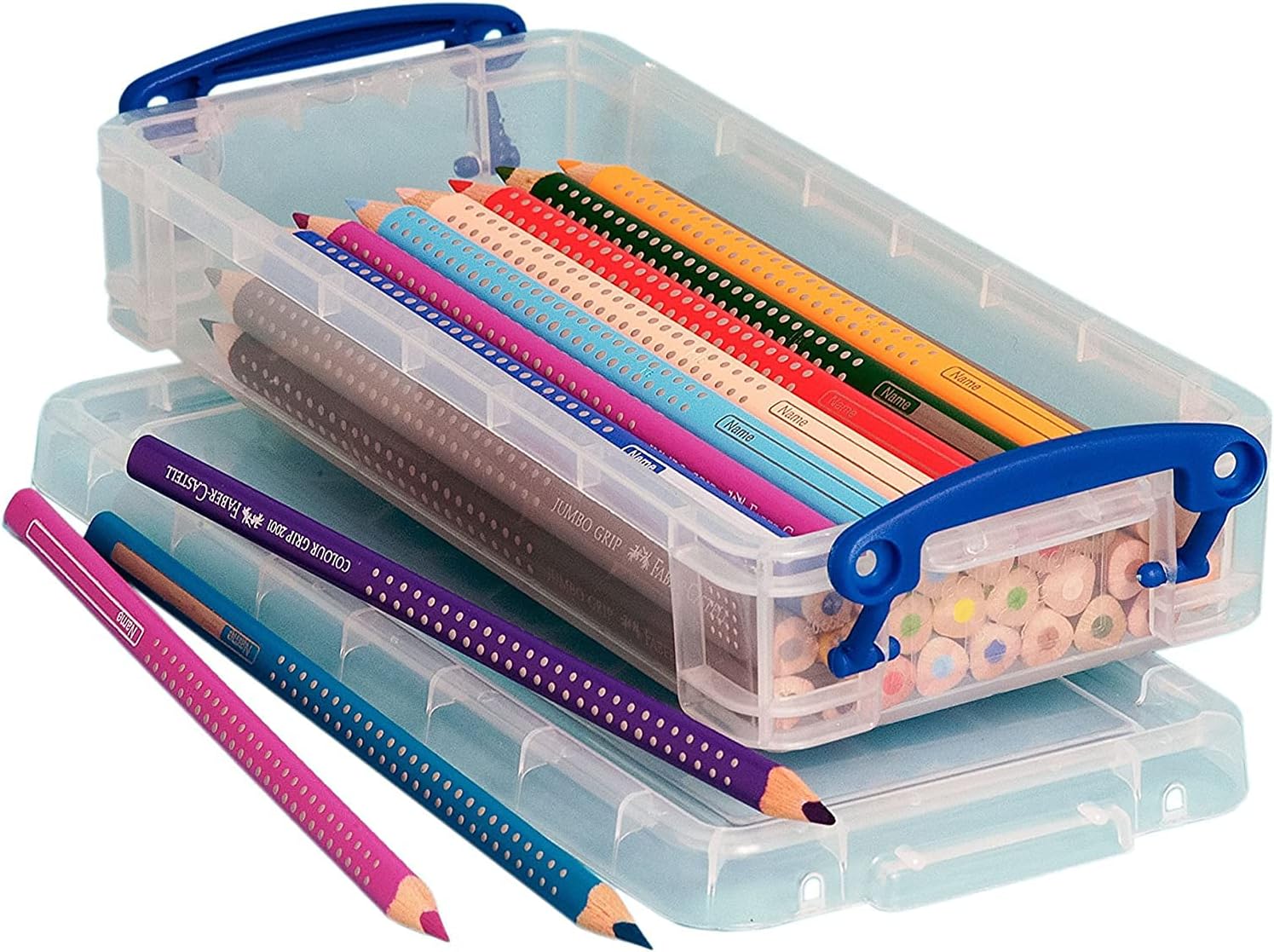 Really Useful Storage Box 0.55 Litre Clear (Pack of 10) : Amazon.co.uk ...