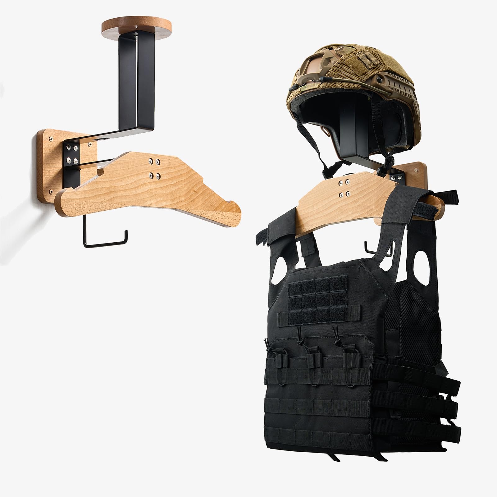 Snapklik.com : GUTE Police Tactical Gear Wall Mount, Hanger & Hook For ...