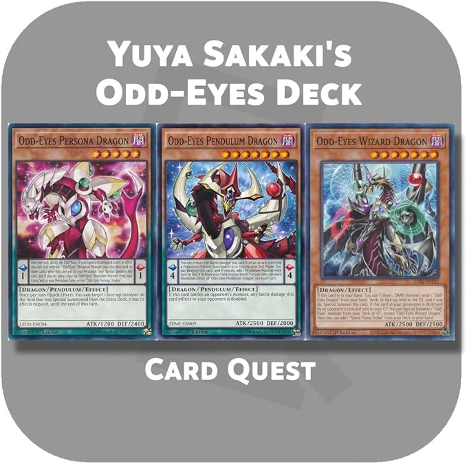 Amazon.com: Complete Custom Deck for Yu-Gi-Oh! ARC-V - Yuya Sakaki's ...