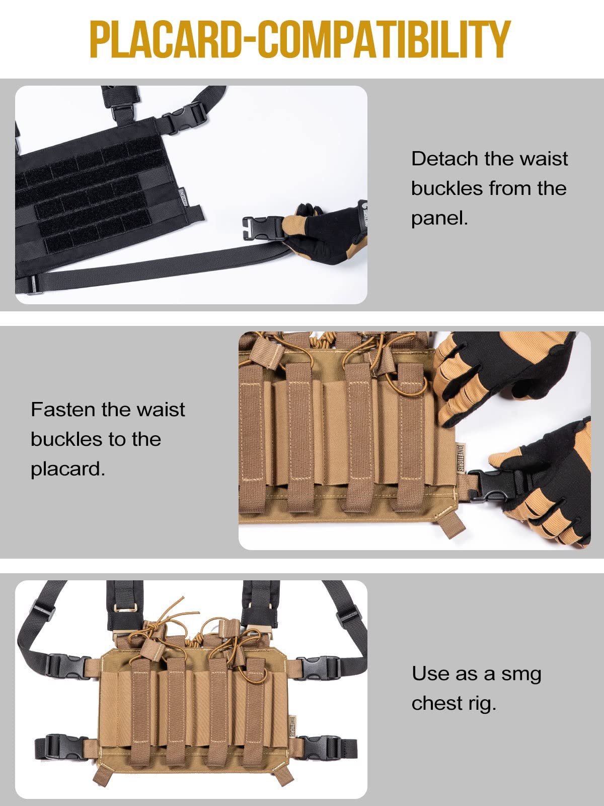 Snapklik.com : OneTigris ROC Chest Rig Tactical Modular Panel