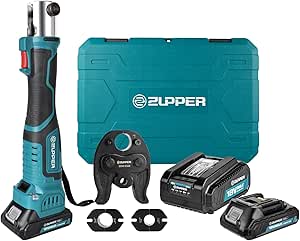 ZUPPER Mini Press Tool kit with 3 PEX Crimp Dies F1807 1/2", 3/4", 1 ...