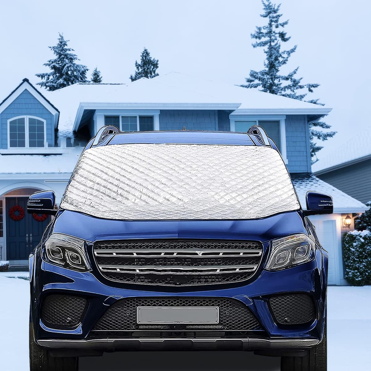 Car Windscreen Frost Covers for Winter SZHTFX Car Windshield Snow Cover ...