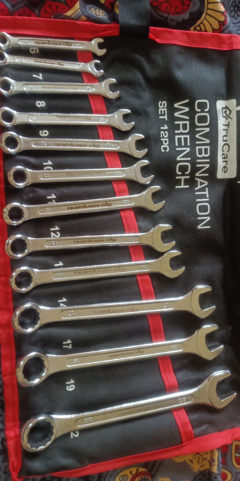 Asian Paints TruCare 12-in-1 Pcs Combination Jaw Spanners Wrench Set ...