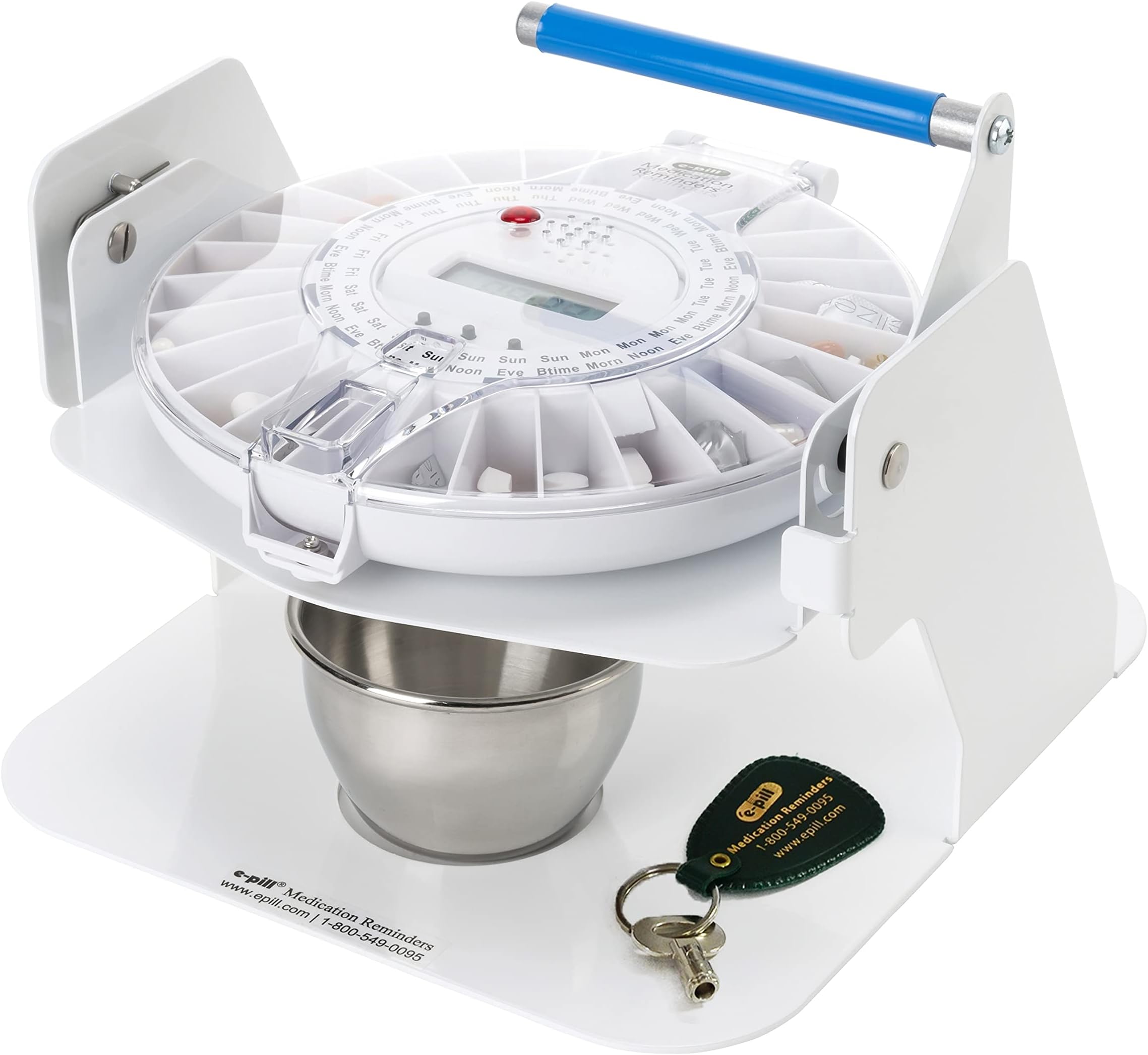 Amazon.com: e-Pill MedTime Station – Locked Automatic Pill Dispenser ...