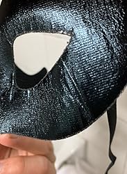 Amazon.com: IDOXE Halloween Black Masquerade Masks Cool Men Adult Kids ...