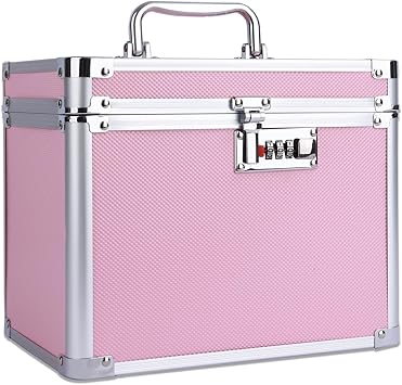 Amazon.com: Security Lock Boxes (Pink),Lockable Storage Box Medicine ...