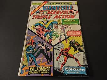 Amazon.com: Giant-Size Marvel Triple Action #1 May 1975 Bronze Age Marvel Avengers ...