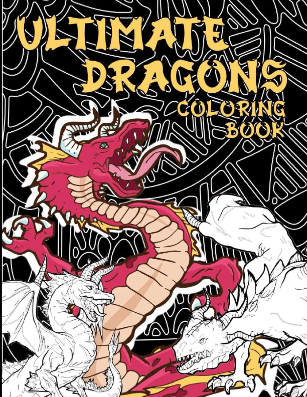 Amazon.com: Ultimate Dragons Coloring Book: a fantasy dragon coloring ...