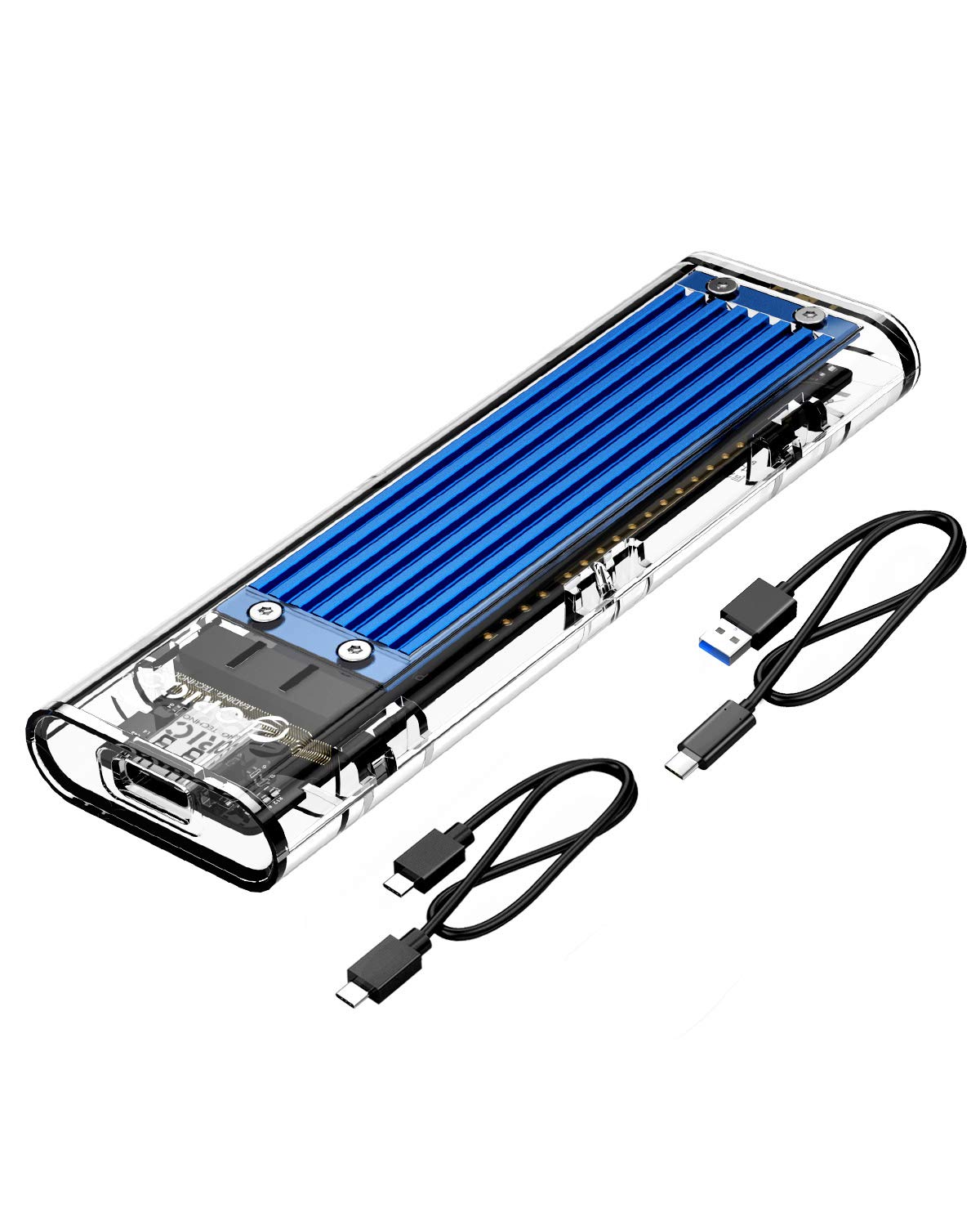 Buy ORICO M 2 NVMe SATA SSD Enclosure Tool Free USB 3 1 Type C 10Gbps