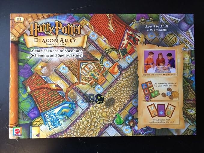 Harry Potter Diagon Alley Board Game by Mattel : Amazon.co.uk: Toys & Games