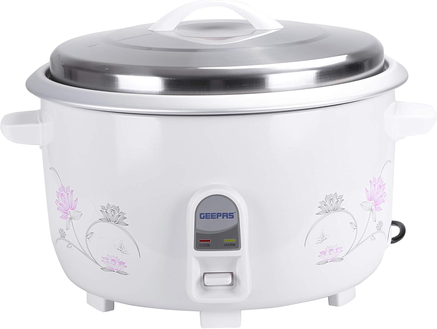 Geepas-Electric Rice Cooker 8.0 L 2500.0 W| GRC4322| White: Buy Online ...