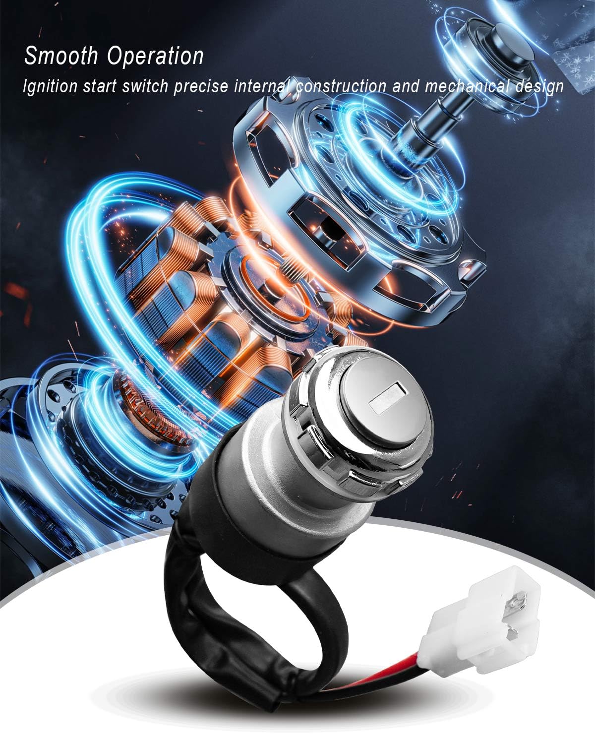 Snapklik.com : Vaticas Ignition Starter Switch Fit For Edison Advanced Icon 48V Electric Golf ...