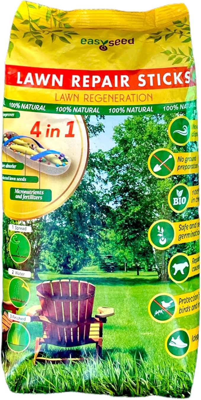 easyseed Lawn Patch Repair Coated Grass Seeds Fast Growing Premium Hard ...