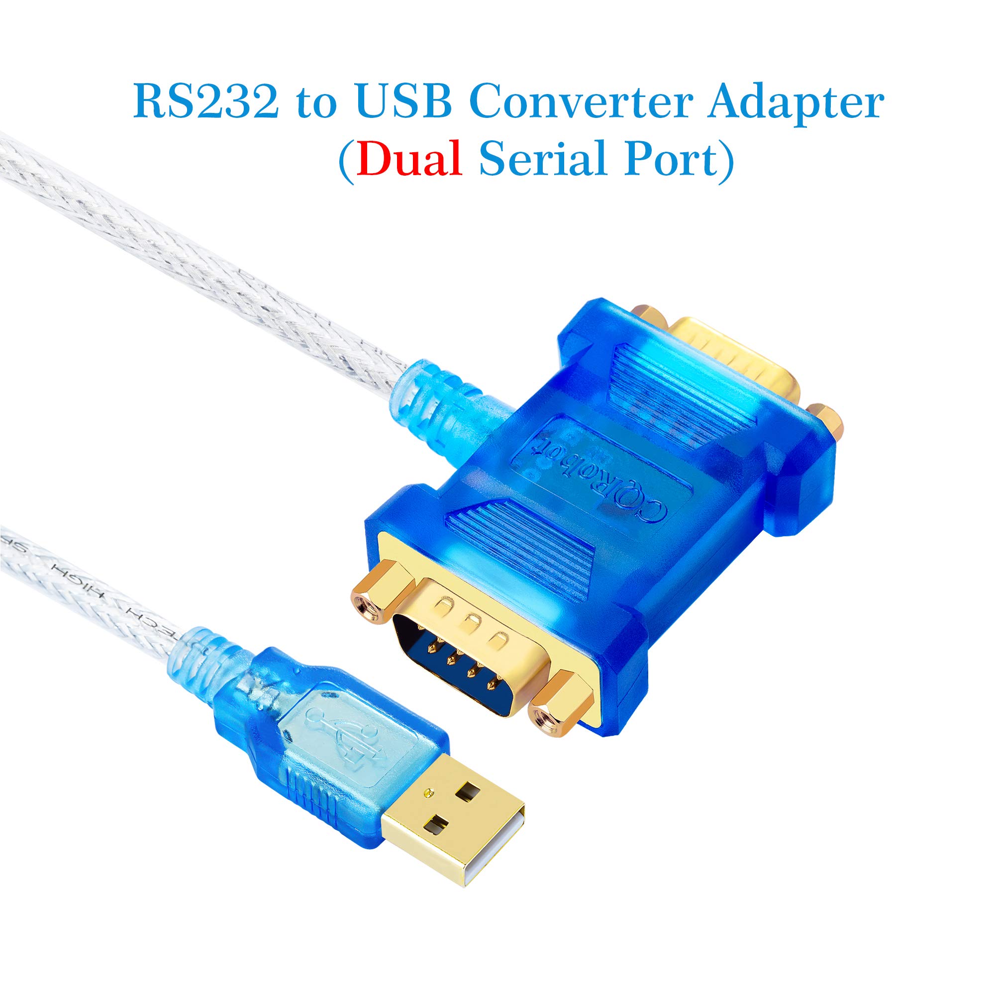 Buy CQRobot RS232 To USB Dual Serial Port Converter Adapter Cable Buy CQRobot RS232 To USB Dual Serial Port Converter Adapter Cable