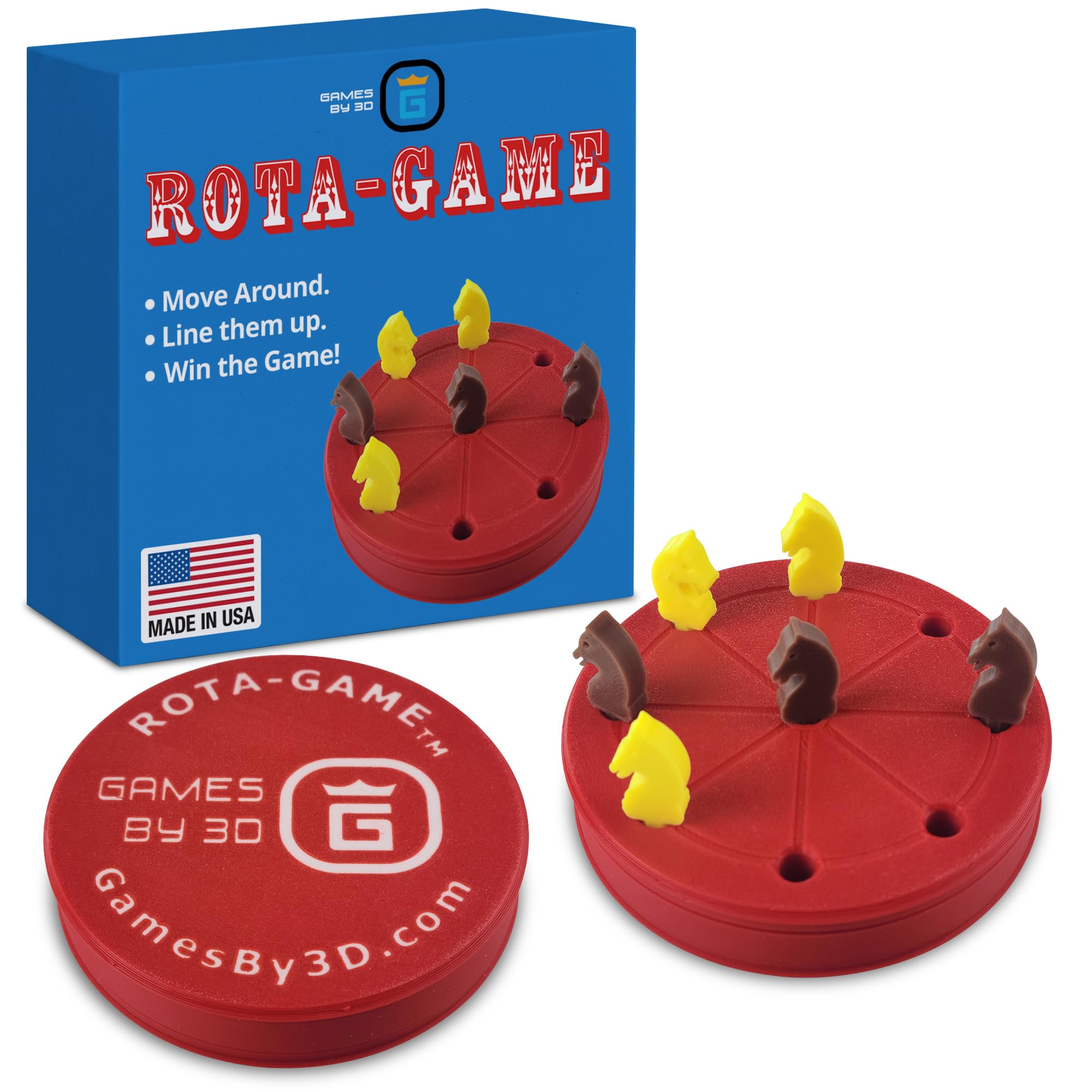 Amazon.com: GAMES BY 3D ROTA Game | Tic-Tac-Toe with Never a Tie | A Winner in Every Round ...